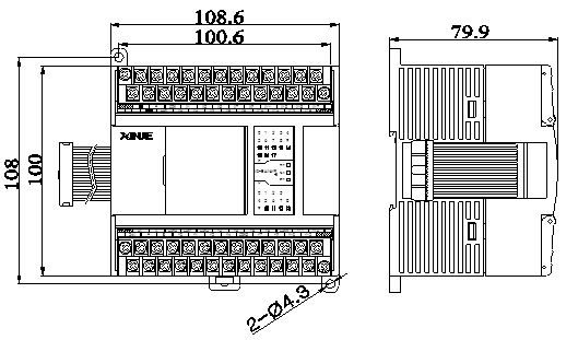 XD-E32X - 扩展模块 - 安徽方杰自动化科技有限公司